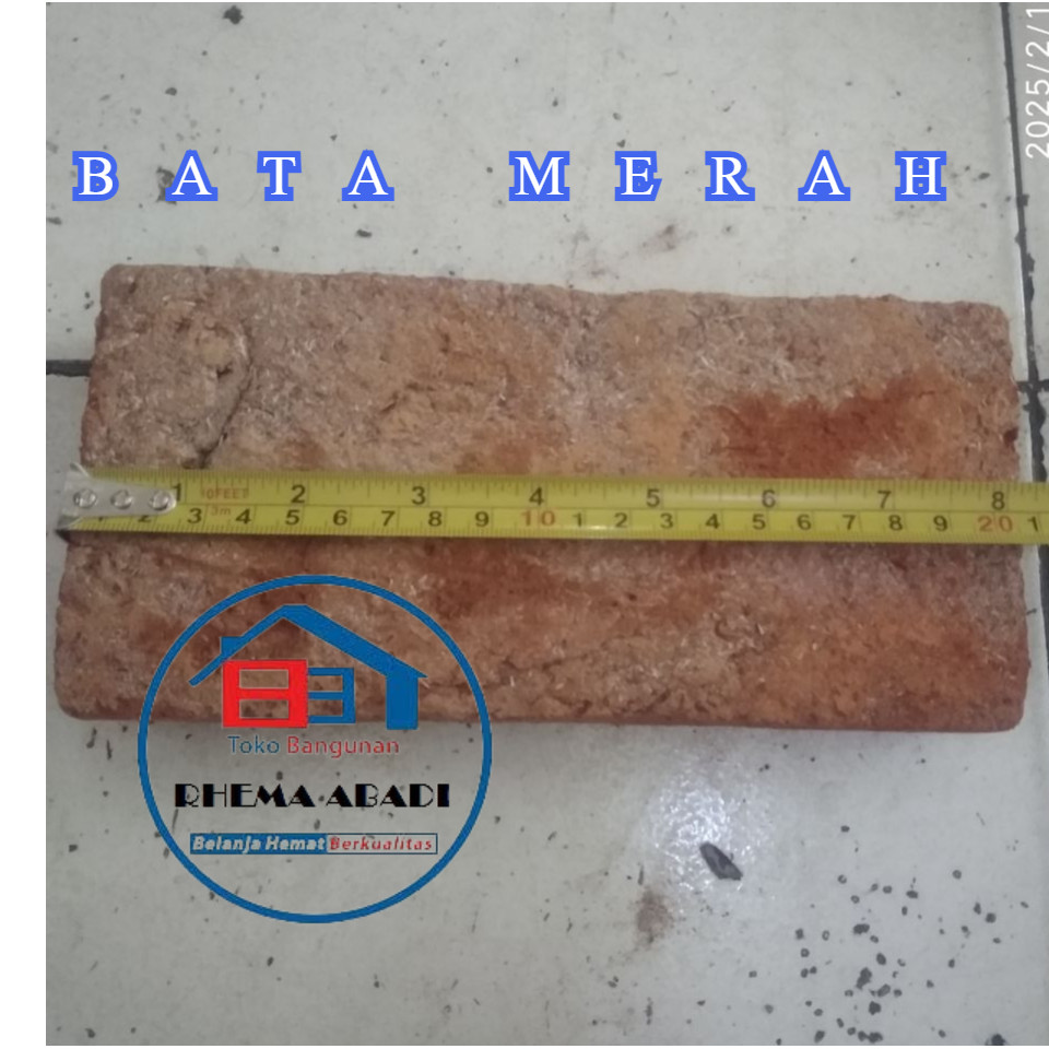 Jual RHEMA Bata Merah Jumbo Tebal 4 Cm Berkualitas PER PCS | Shopee ...