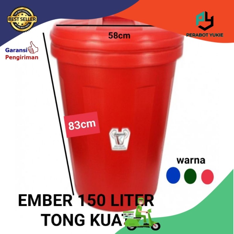 Jual PY EMBER 150 LITER / TONG KUAT 150 LITER / PENAMPUNG AIR | Shopee ...