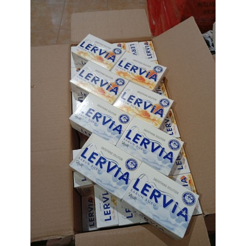 Jual SABUN LERVIA & PERSABUNAN LAIN NYA karton (toko dina) | Shopee ...