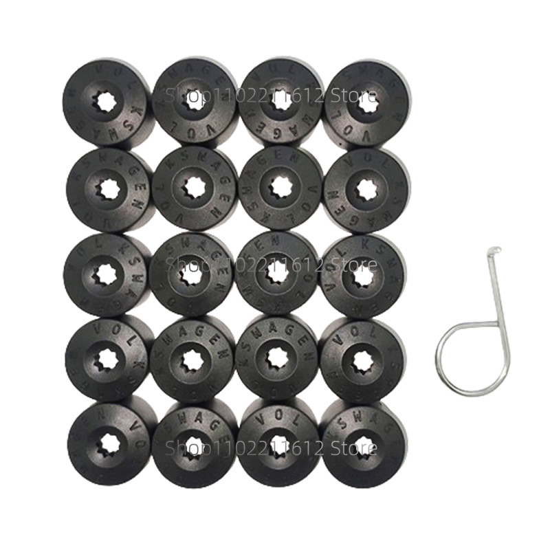 Jual Car Wheel Tire Lug Nut Bolt Cover Cap for VW Scirocco Tiguan Golf ...