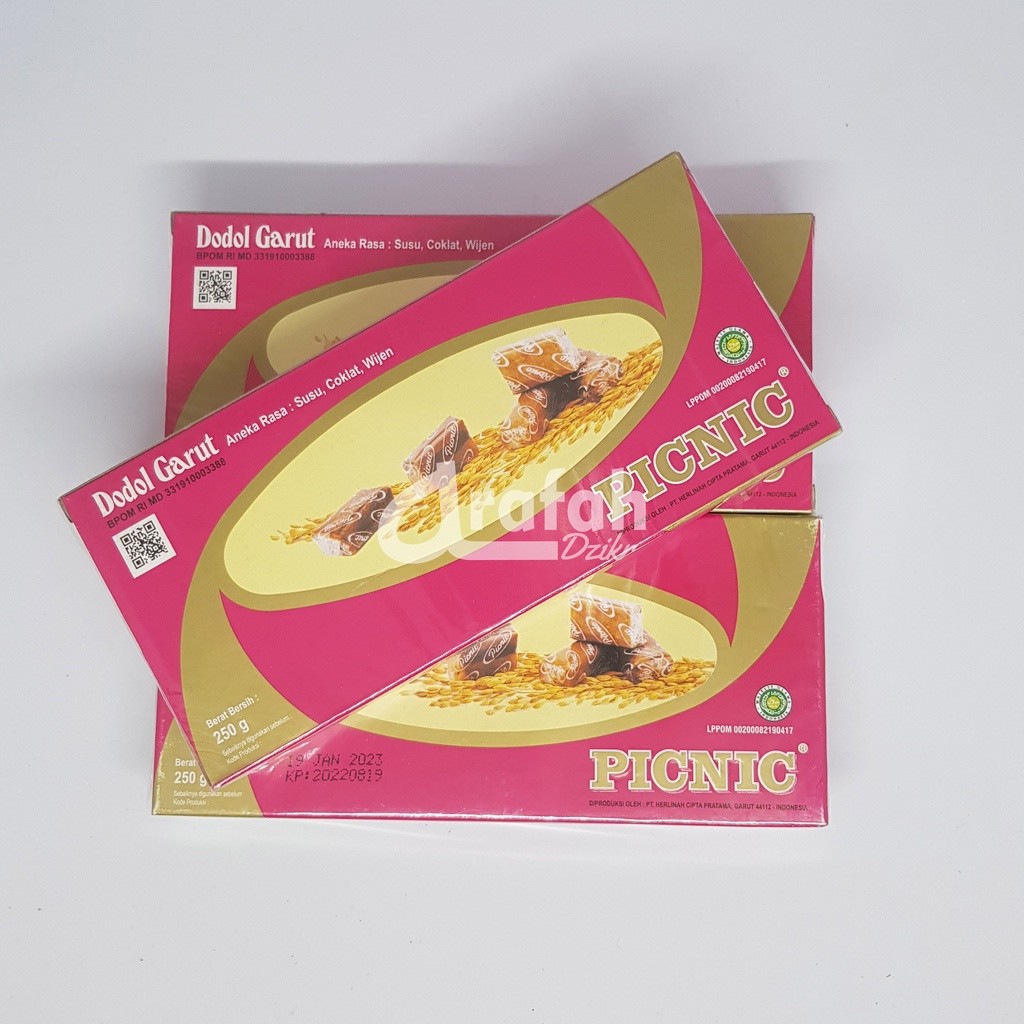Jual Dodol Garut Picnic Classic Original 250gr Oleh-oleh khas Garut | Shopee Indonesia