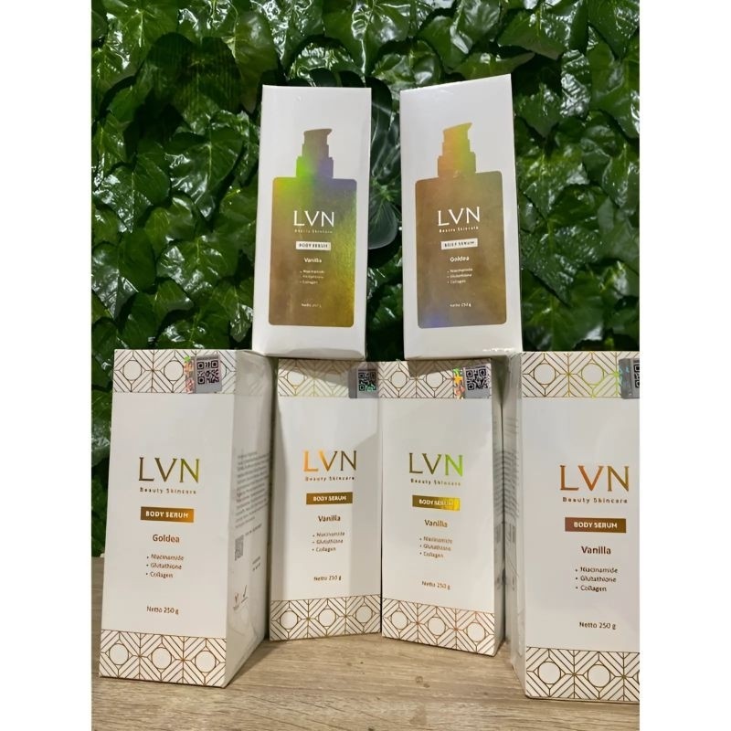 Jual Lvn body serum goldea - vanilla - roman wish original 100% bpom ...