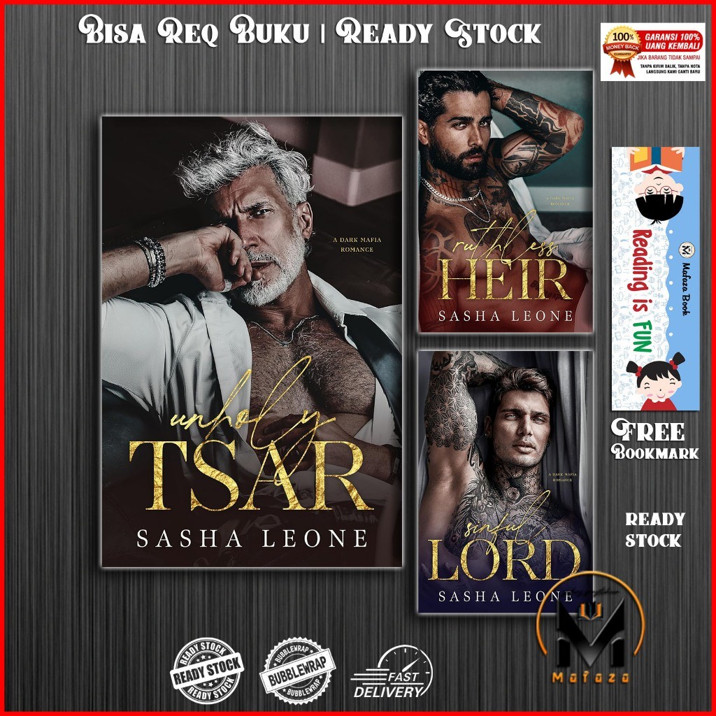 Jual Ruthless Heir | Lethal King | Sinful Lord | Unholy Tsar by Sasha Leone (English) | Shopee ...