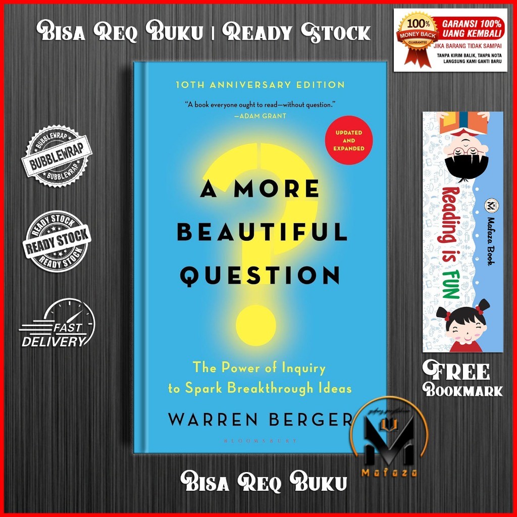 Jual A More Beautiful Question by Warren Berger (English/Indonesia ...