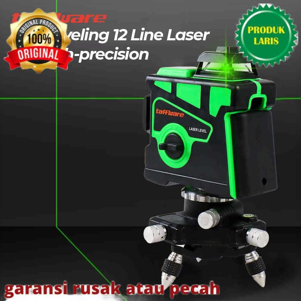 Jual Hilda Self Leveling 12 Line Laser Level Remote Uv Rotari Water ...