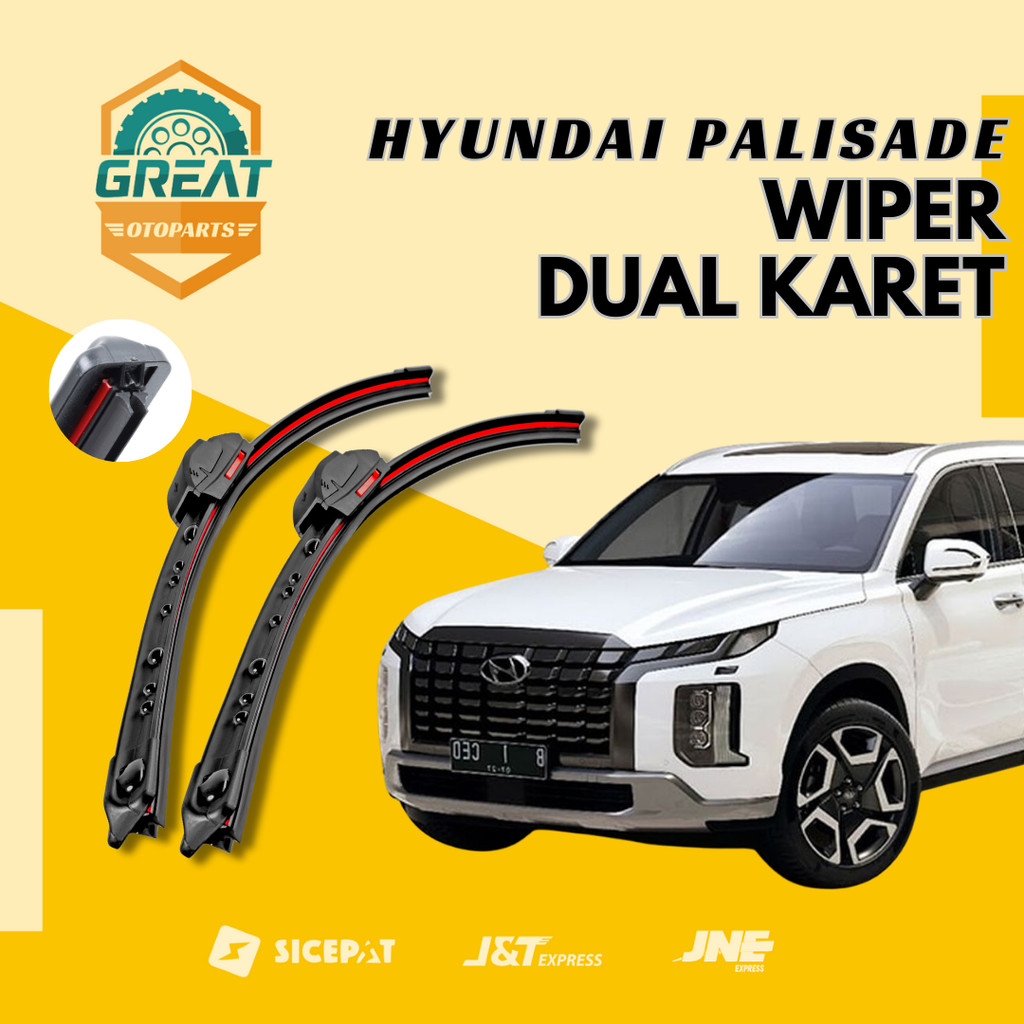 Jual Wiper Double Blade - Hyundai Palisade - Wiper 2 Lapis Karet ...