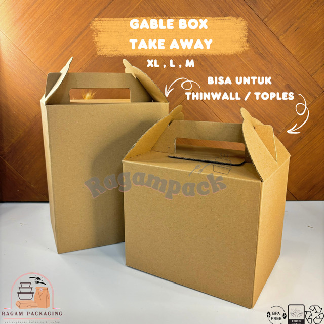 Jual Gable Box Snack Eflute Hampers Kotak Kemasan / Box Hampers ...