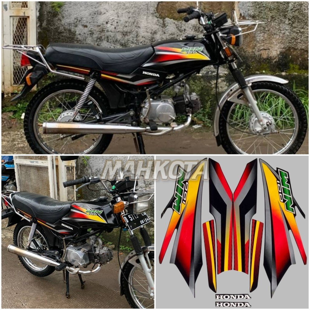 Jual Striping Stiker Polet Sepeda Motor List honda win 100 2002 2003 ...