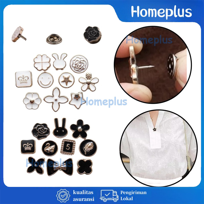 Jual HomePlus 10 Pcs Pin Baju Bross Mini Baju Hijab Dagu Invisible ...