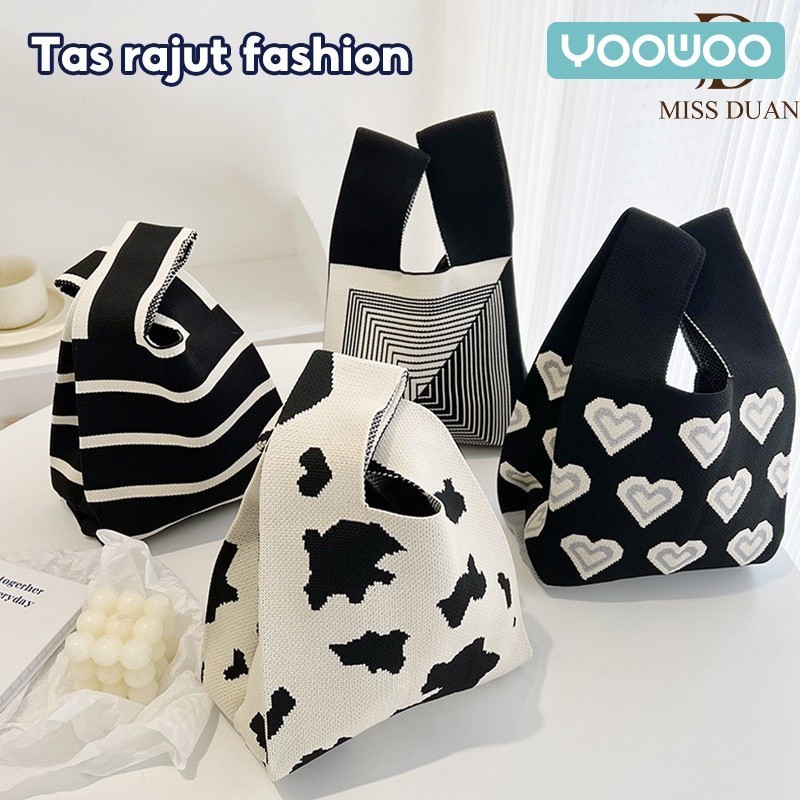 Jual YooWoo-Tas rajut / tote bag rajut / buffalow bag bangkok / bangkok ...