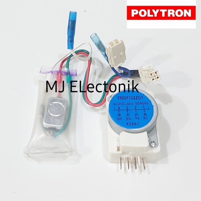 Jual Timer Defrost Bimetal fuse kulkas POLYTRON 2 pintu 1 Set | Shopee ...