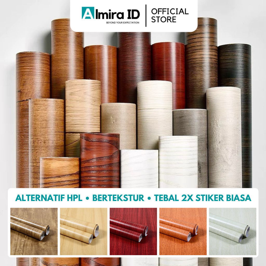 Jual 60cm x 3m Wallpaper Kabinet Furniture Lignin® High Quality 2x ...