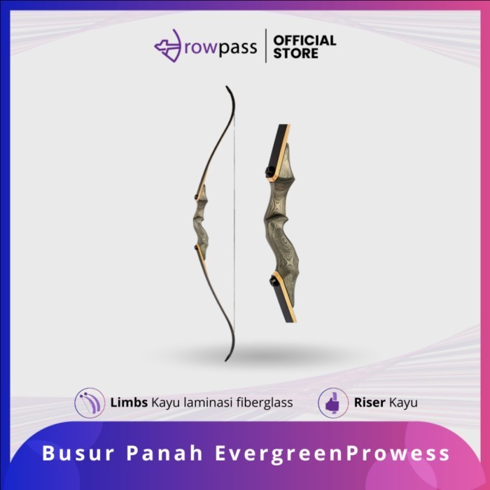 Jual Busur Panah Kayu Tradisional Dewasa Hunting Fishing Recurve Bow ...