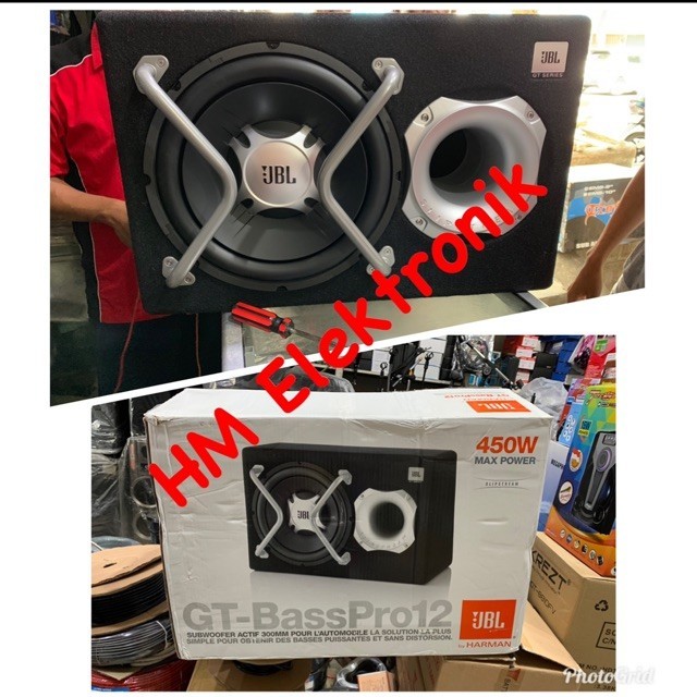 Jual Speaker Subwoofer JBL GT Bass Pro 12 inch Aktif | Shopee Indonesia