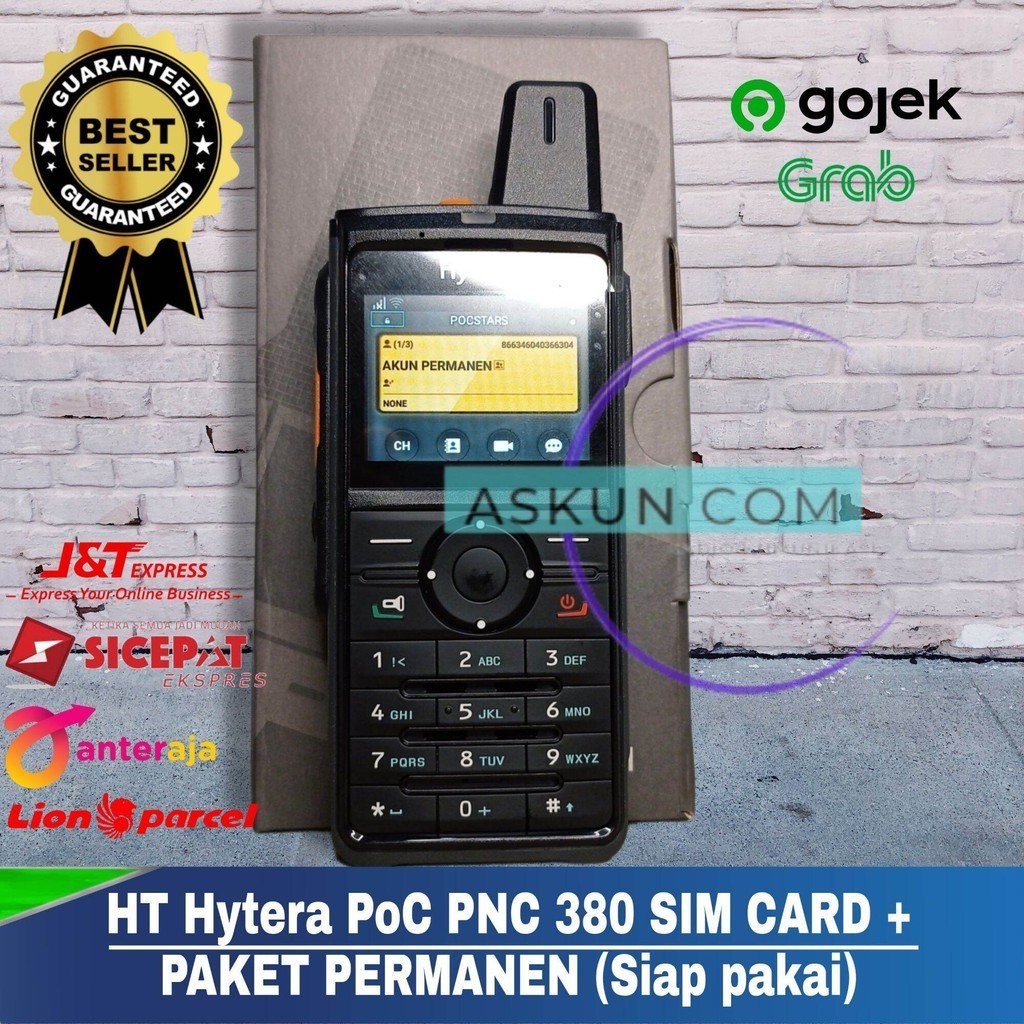 Jual Radio HT Hytera PoC PNC 380 + SIM CARD SERVER PERMANEN (SIAP PAKAI ...