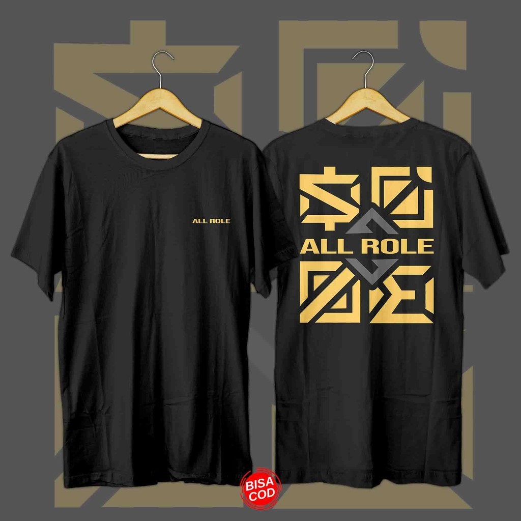 Jual Kaos Mobile Legend MLBB All Role - EXP Jungler Mid Gold Roam Lane ...