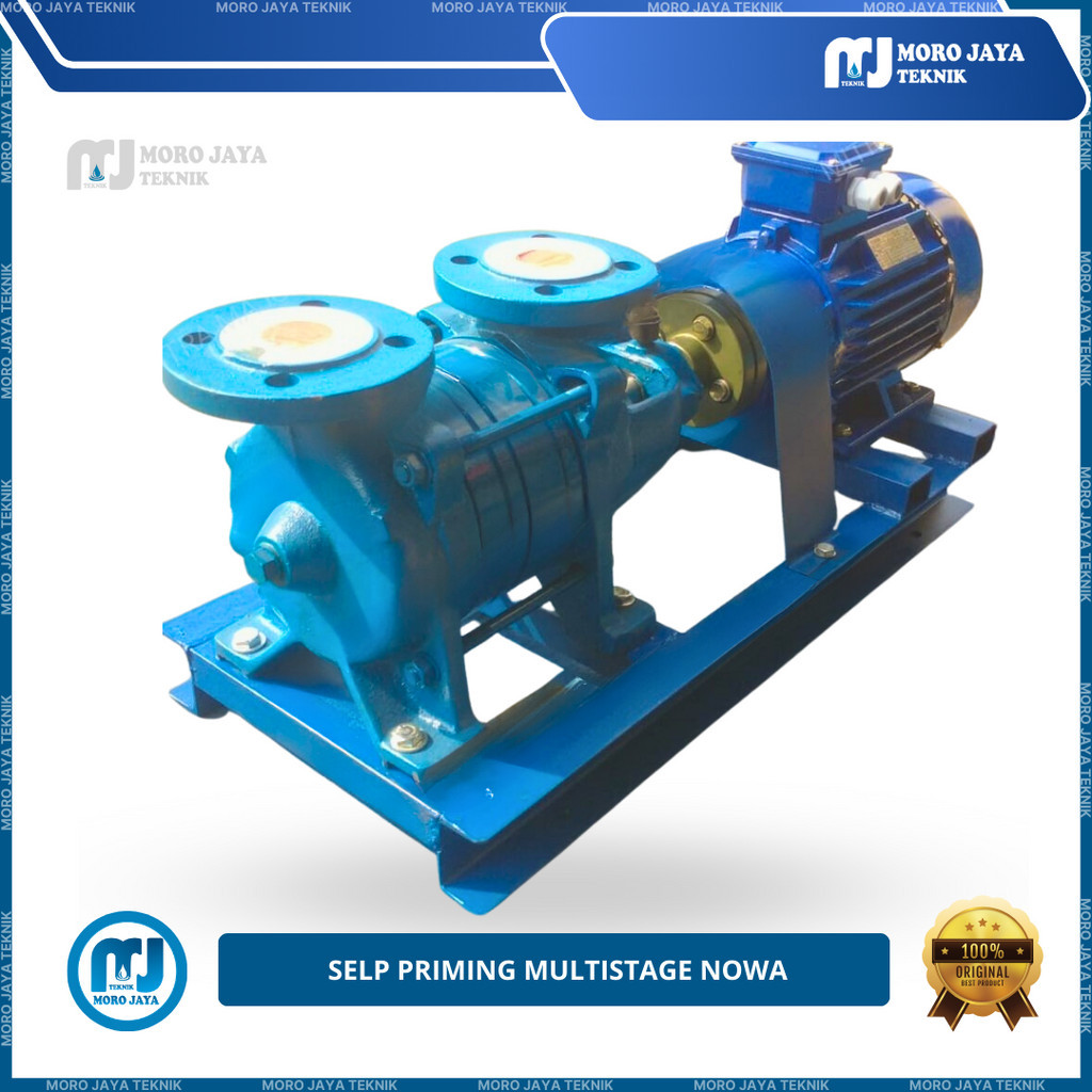 Jual Pompa Selp Priming Multistage Nowa 32HV 130-3 2,2kw 3hp 220V 380V | Shopee Indonesia