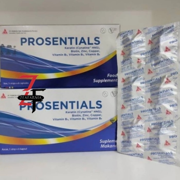 Jual PROSENTIALS Strip 6 Kapsul -(terjangkau & original) | Shopee Indonesia