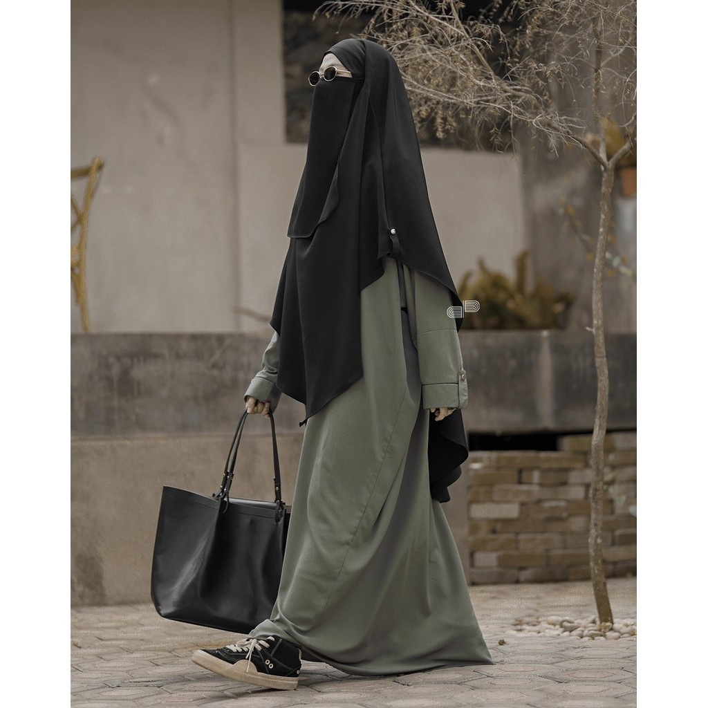 Jual Sala | Abaya Dress Syari Azra Lux Adem Daily Ringkes | Shopee ...