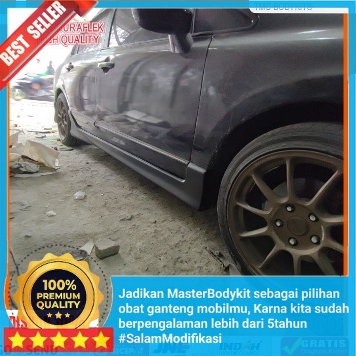 Jual Aksesoris Bemper Mobil paket upgrade bodikit all new civic bodykit ...