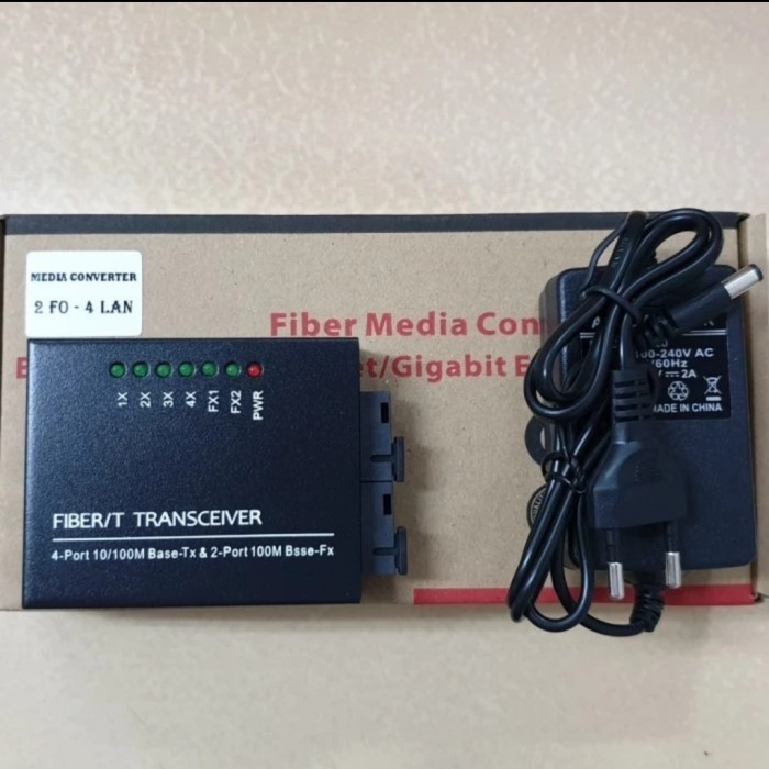 Jual Media Converter 2Fo 4Lan / 2 Fo 4 Lan | Shopee Indonesia