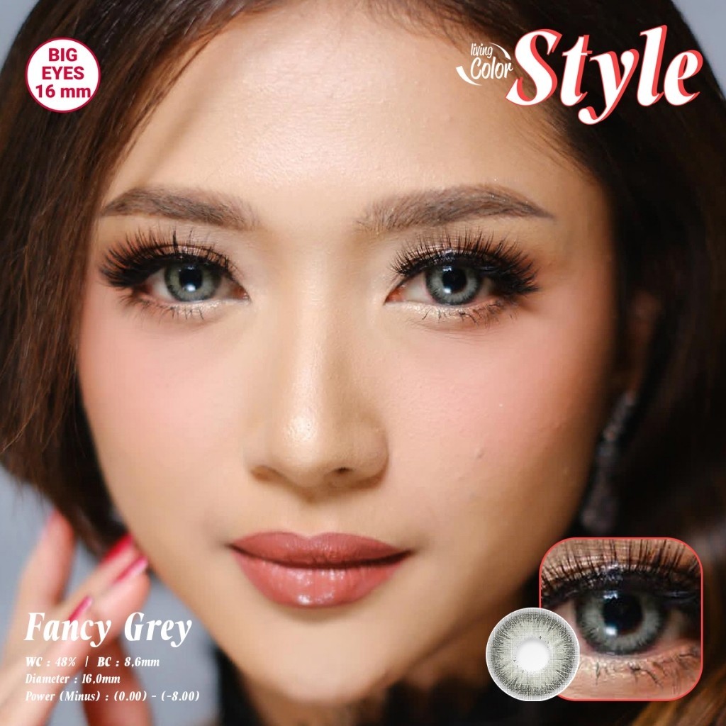 Jual Paket Softlens STYLE Living Color BIG EYES 16mm Normal + Cairan ...