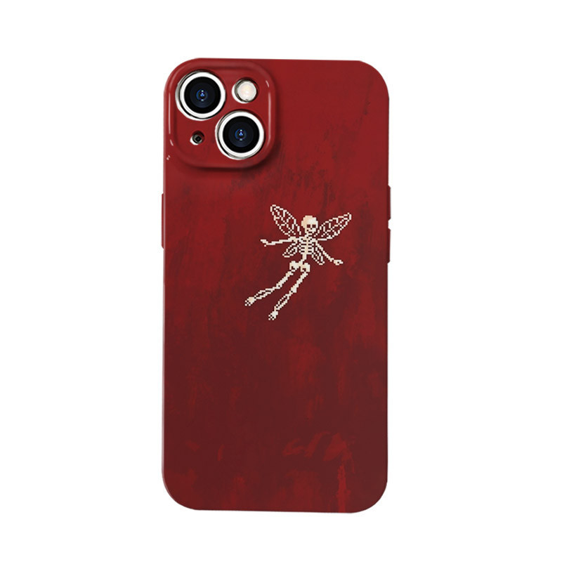 Jual Dark Skeleton Angel Case for Iphone 15 11 13 12 14 Pro Max X XR XS ...