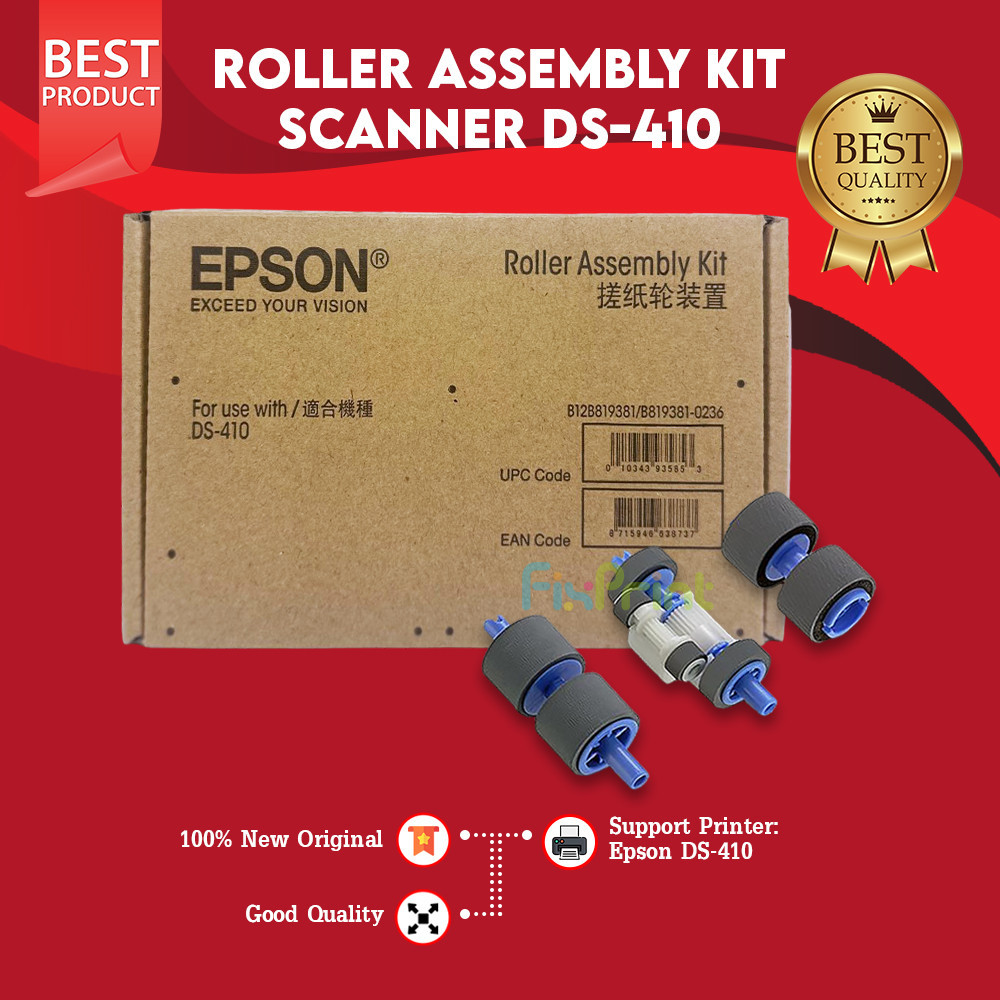 Jual Roller Feed Epson Assembly Kit PN B12B819381 Scanner DS410 New ...
