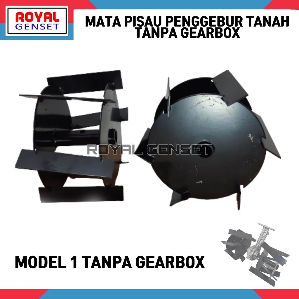 Jual Mata Pisau Penggembur Tanah Penyiang Gulma Model 1/2/3/4 Mesin ...