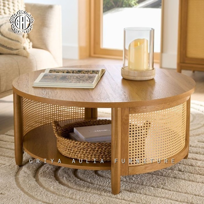Jual NESTING COFFE TABLE - MEJA TAMU BUNDAR KAYU JATI - MEJA COFFEE ...