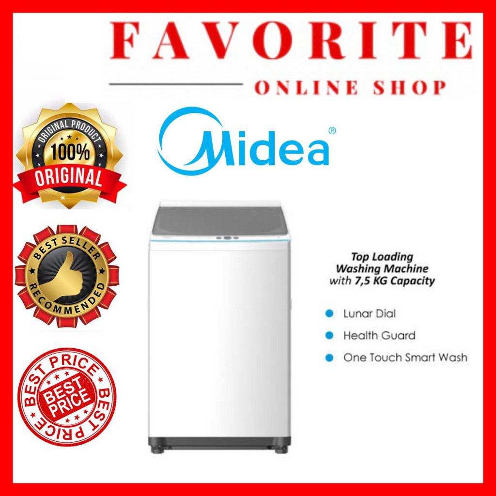 Jual MESIN CUCI MIDEA MA-100W75 MIDEA MESIN CUCI MA-100W75 | Shopee ...