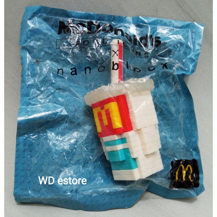 Jual McDonald Happy Meal Toys Food Icon Nano Block Coke -RR45 | Shopee ...
