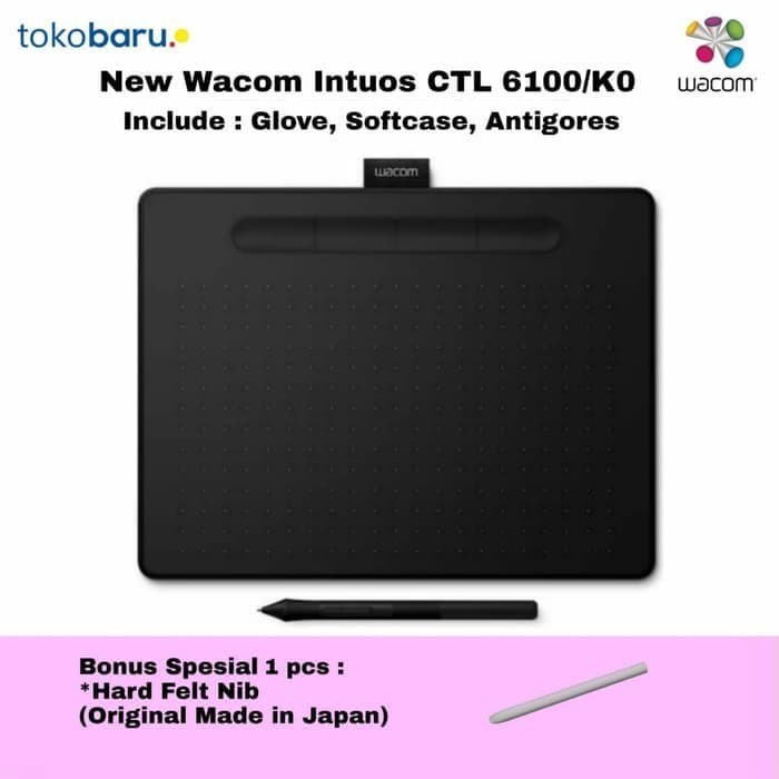 Jual Wacom Intuos CTL-6100/K0-CX Medium + Bonus Garansi Resmi 1 Tahun - Unit Only | Shopee Indonesia