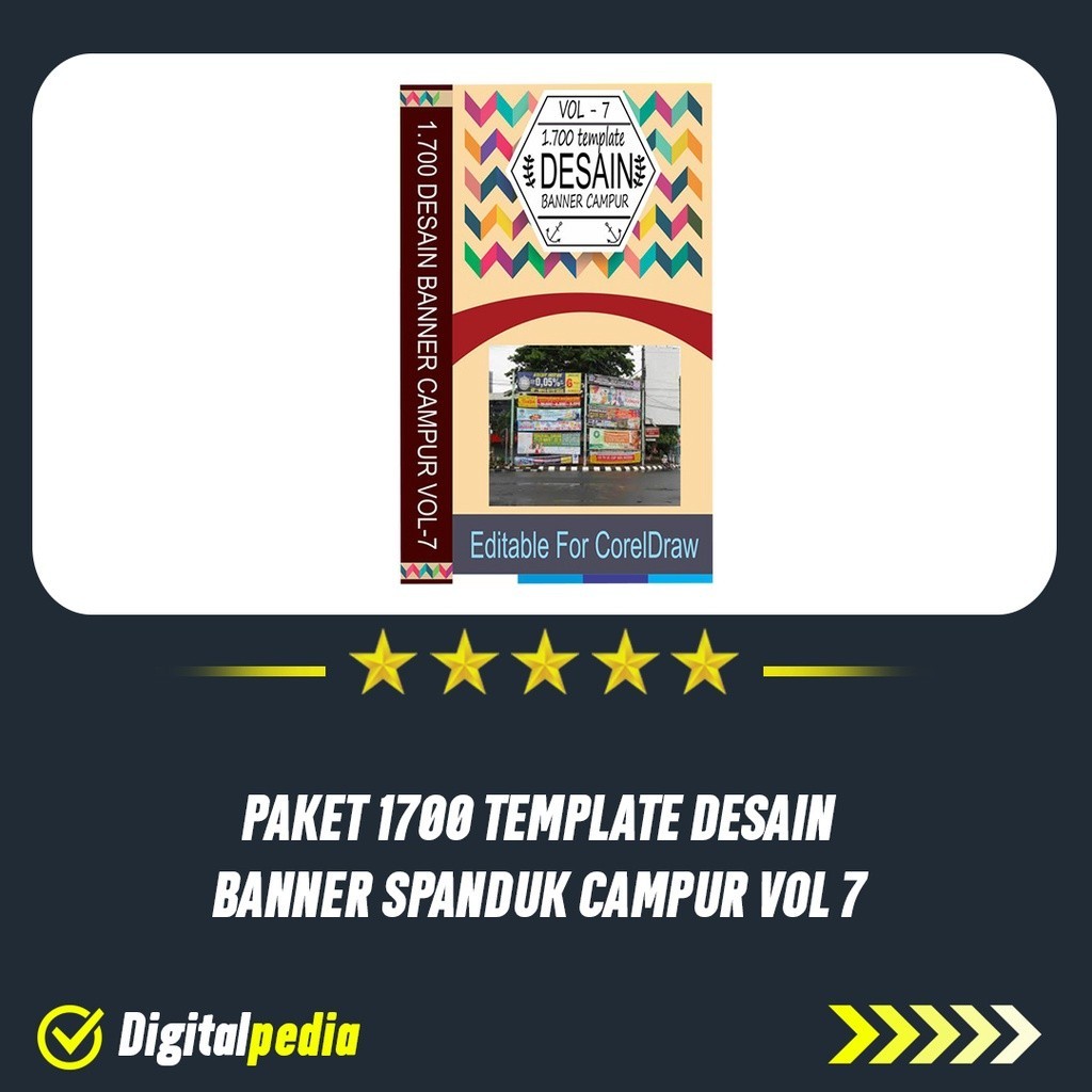 Jual Paket 1700 Template Desain Banner Spanduk Campur Vol 7 Rool Up X ...