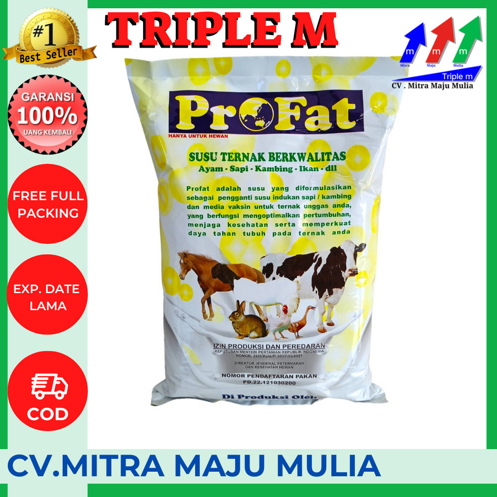 Jual PROFAT 1 KG - Susu Ternak Pengganti Susu Induk Untuk Sapi Kambing ...