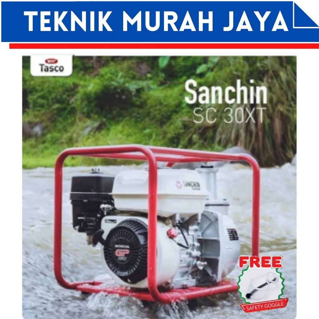 Jual Pompa Irigasi Sawah HONDA SANCHIN SC30XT Engine Pump Alkon 3 inch ...