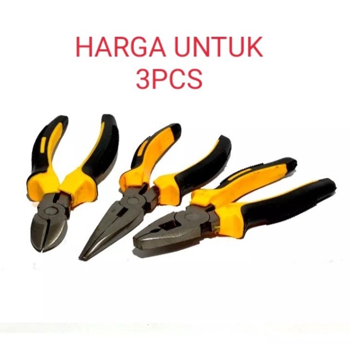 Jual PAKET SPECIAL TANG SET 6 Inch 3 SET Tang Kombinasi Biasa / Tang ...