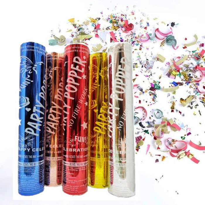 Jual Confetti Popper Party Ukuran 30cm 40cm 50cm Konfetti Ultah Wedding ...