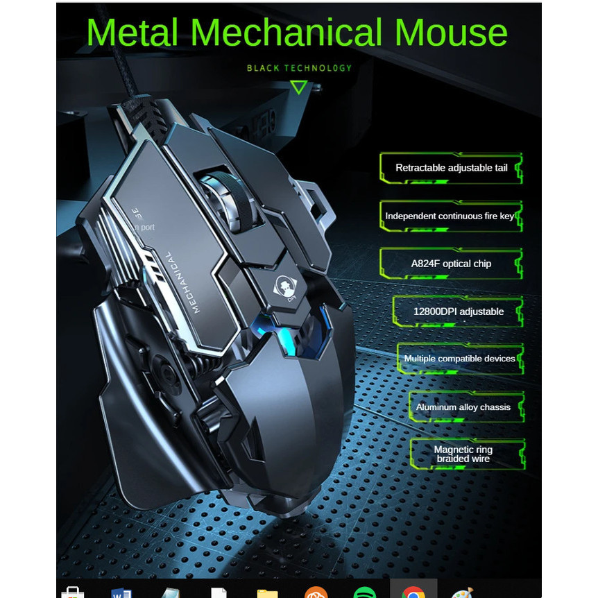 Jual SMARTCOM Mouse Gaming MK500 Specialist Backlight 12800 DPI Laptop ...