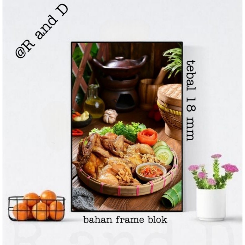 Jual Dekorasi dinding rumah makan ukuran A4, Hiasan dinding poster menu ...