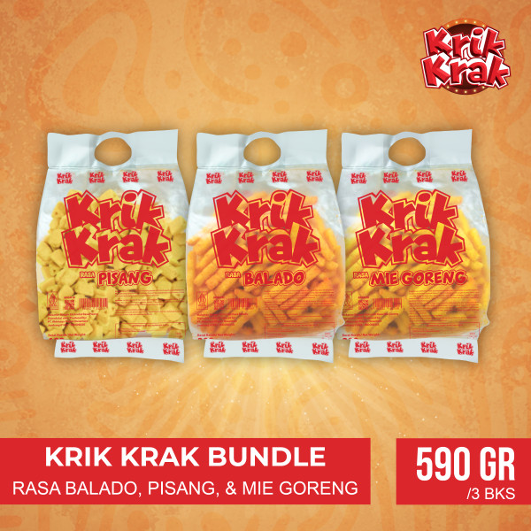Jual Krik Krak - Mix 3 Rasa - Balado, Mie Goreng dan Pisang | Shopee Indonesia