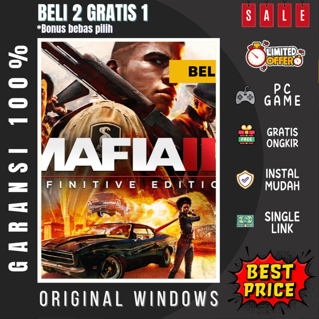 Jual MAFIA III DEFINITIVE EDITION - GAME PC - GAME LAPTOP - PC GAMES ...