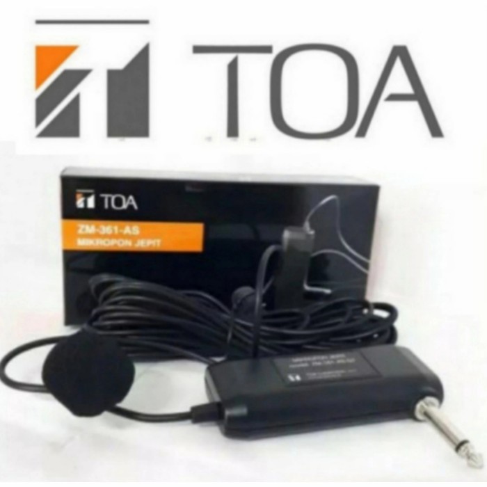 Jual GROSIR MIC JEPIT/MIC KANCING/ MIC IMAM TOA ZM-361-AS ORIGINAL GARANSI | Shopee Indonesia