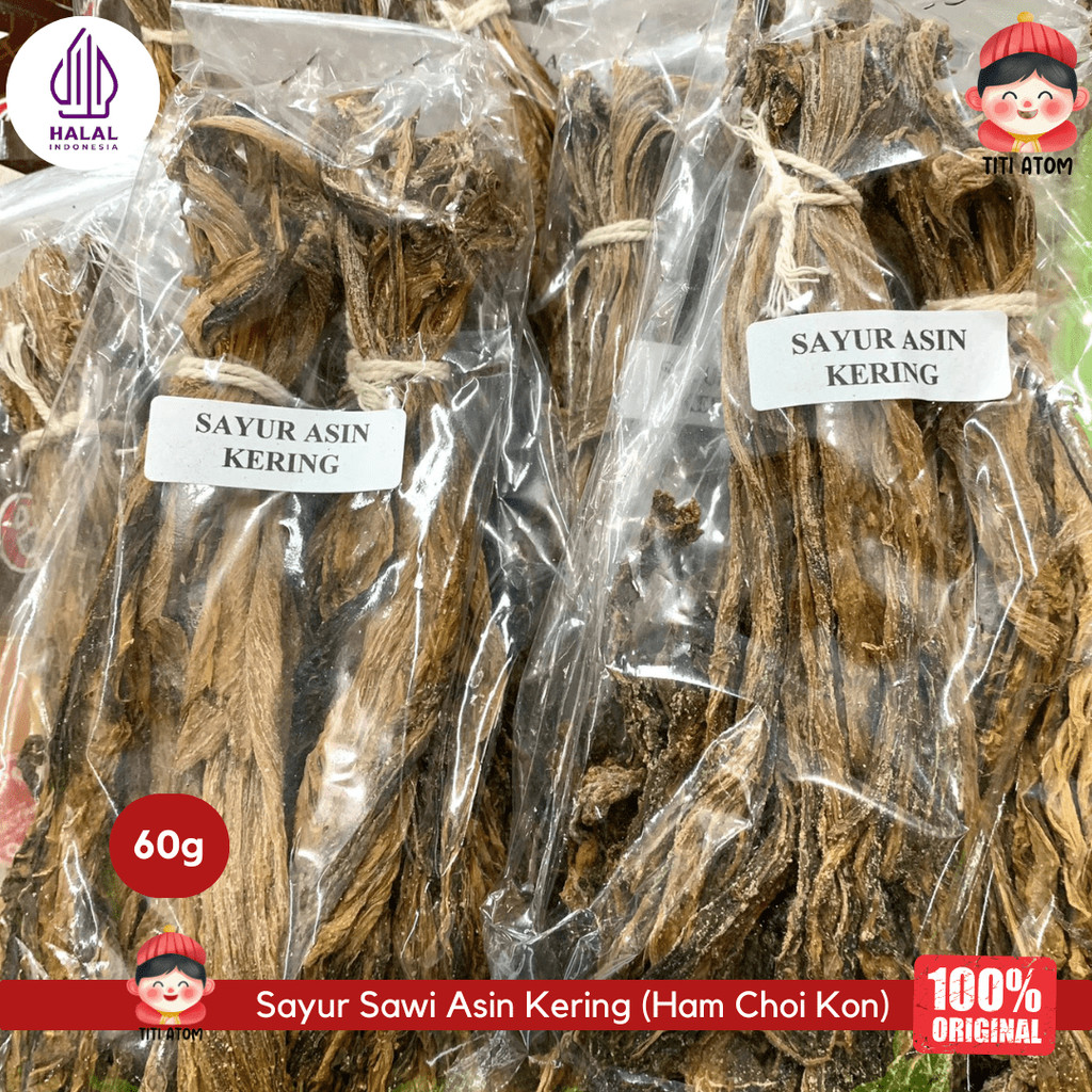 Jual Sayur Asin Kering / Ham Choi Kon Super 60gr | Shopee Indonesia
