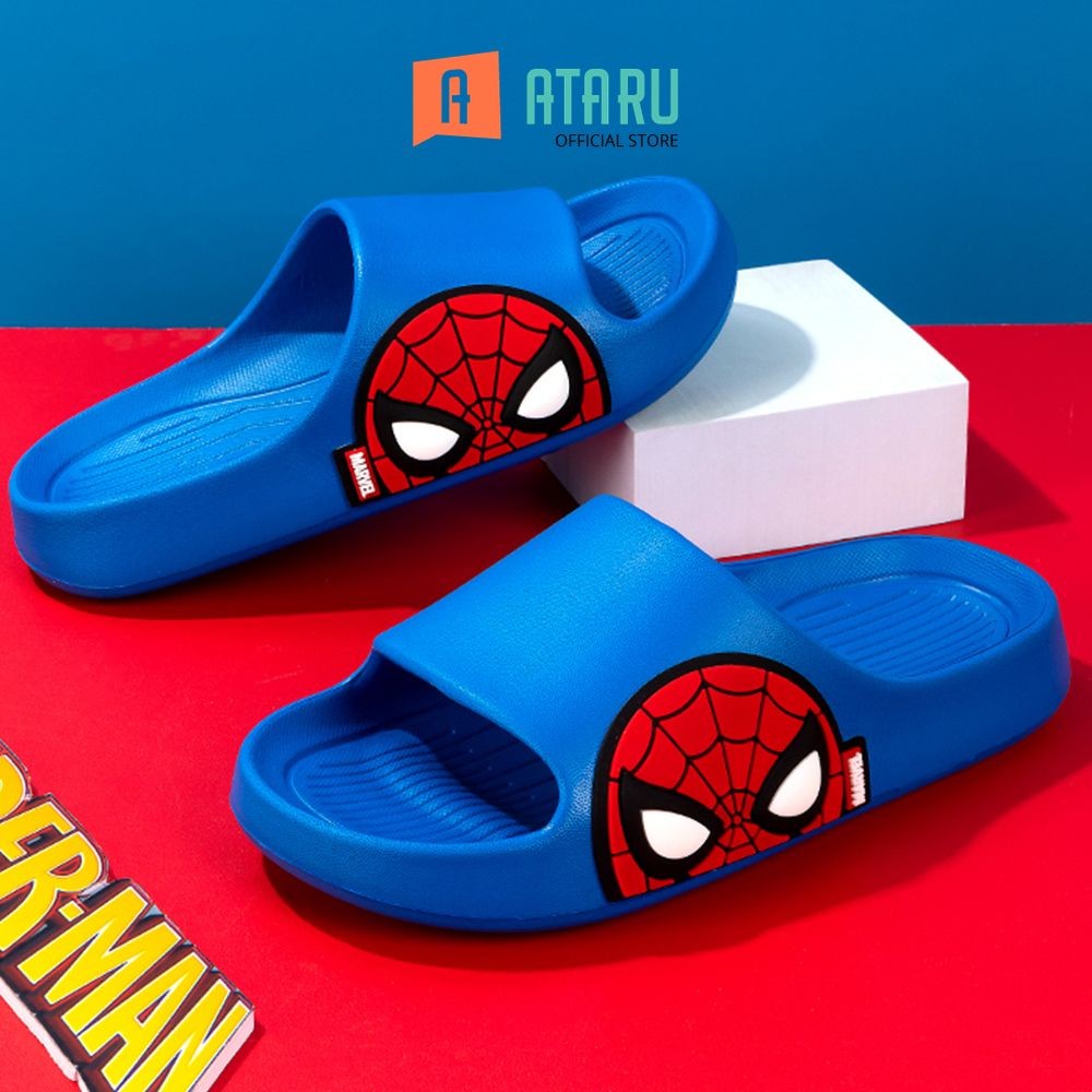 Jual Ataru Ukuran 31 Sandal Anak Slides Spiderman - Biru Kid Slippers ...