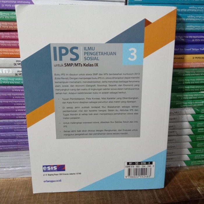 Jual Buku IPS SMP Kelas 9 K13 Revisi ESIS By N.Suparno dkk | Shopee ...