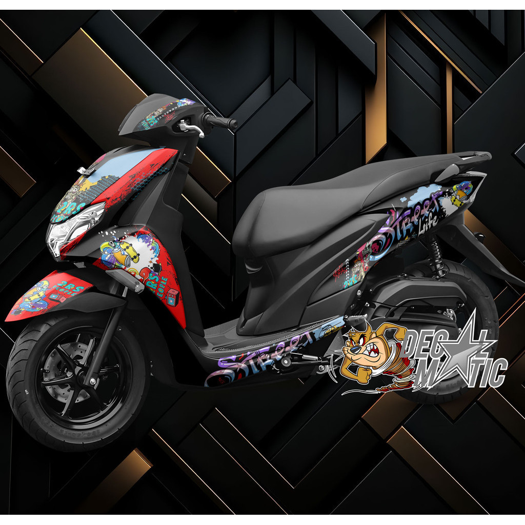 Jual Decal Freego Full Body Stiker Full Body Motor Yamaha Freego 2018 ...