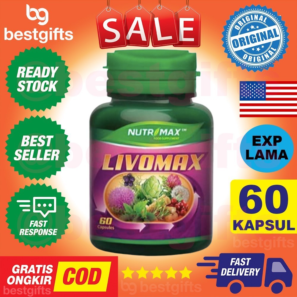 Jual NUTRIMAX LIVOMAX VITAMIN OBAT HATI GAGAL GINJAL LIVER KIDNEY DUO ...