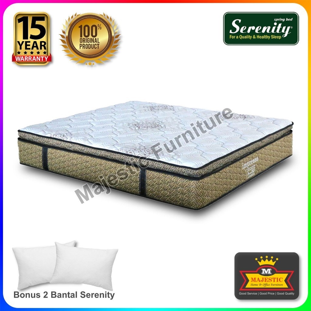 Jual Kasur Serenity Impressa Pocket Spring - 90/100/120/140/160/180/200 ...