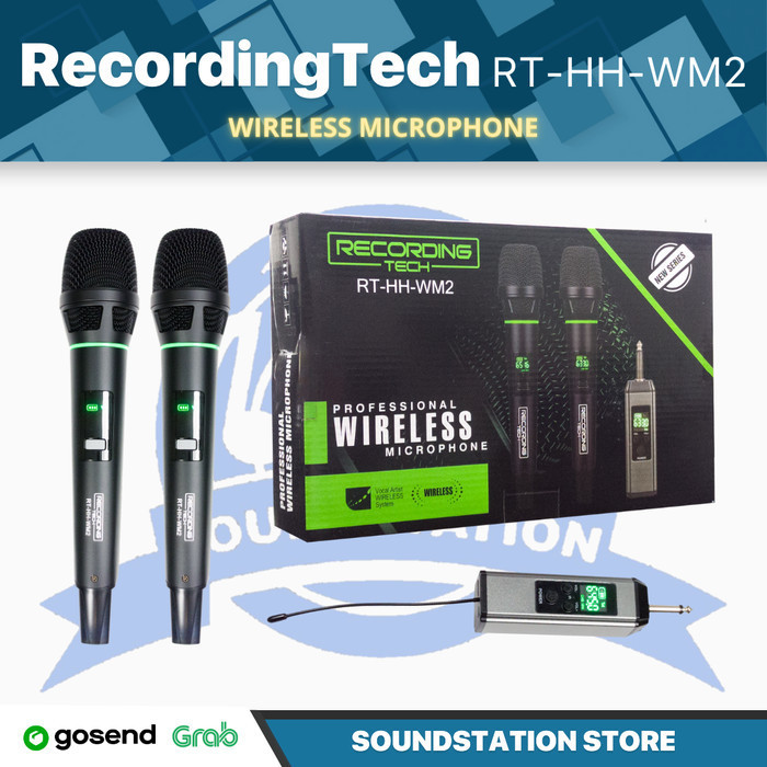 Jual RECORDING TECH WM2 Wireless Microphone | Mic Werles RT-HH-WM 2 ...